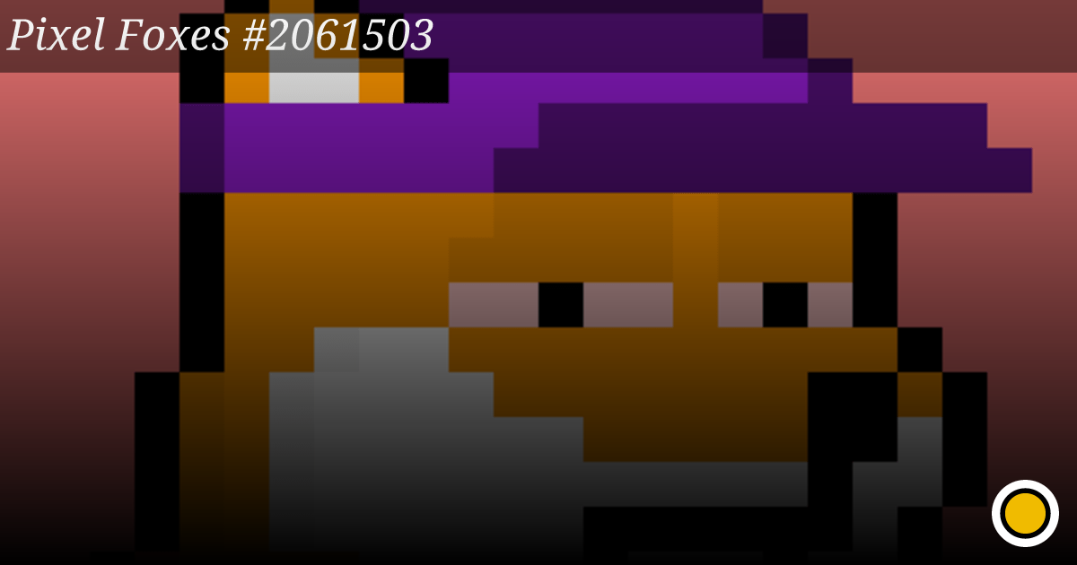 Pixel Foxes #2061503 - 1SatOrdinals
